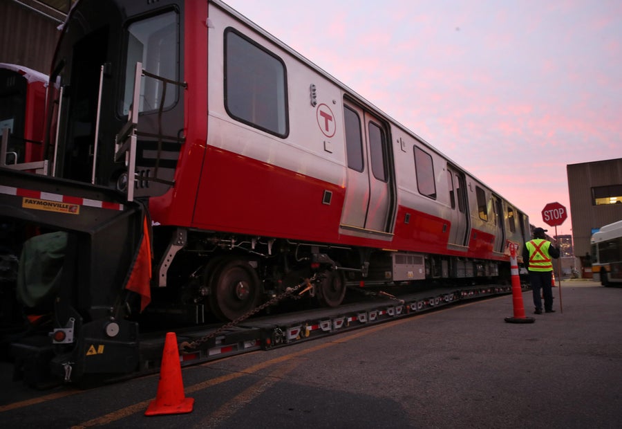 Here's a look at the new Red Line cars