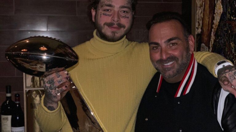 Post Malone dined out in the Seaport on Tuesday night