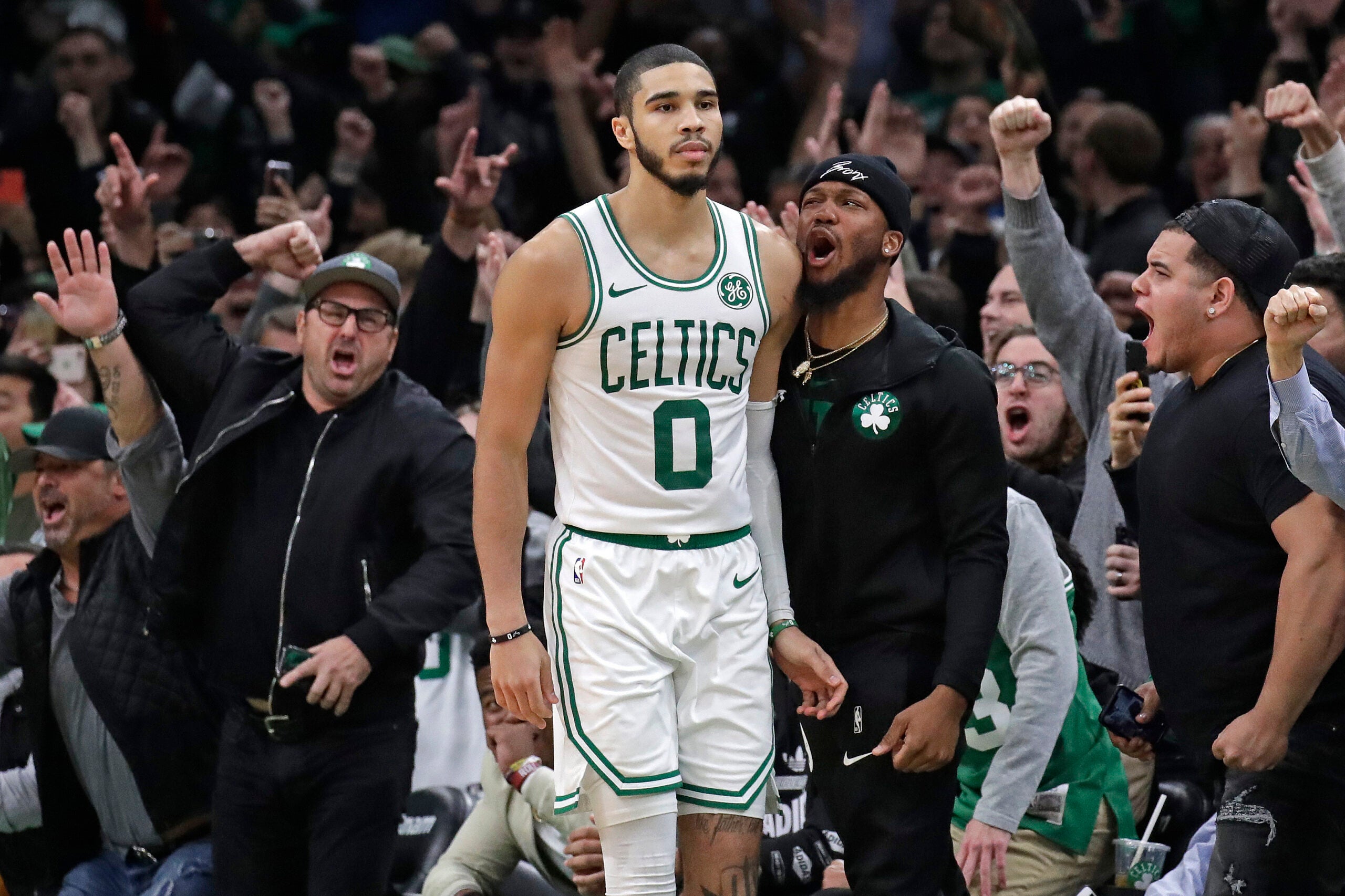Watch Jayson Tatum's game-winning shot against the Knicks