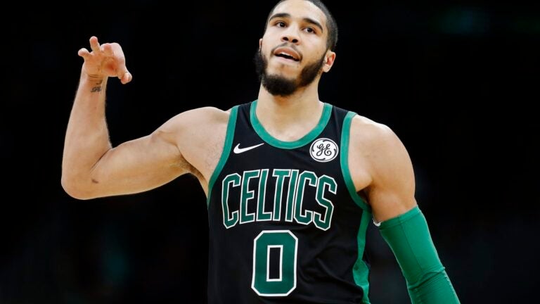 Jayson Tatum pours in career-high 39 points as Celtics pull away from ...