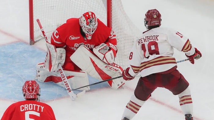 Watch the action-packed Beanpot hockey tournament