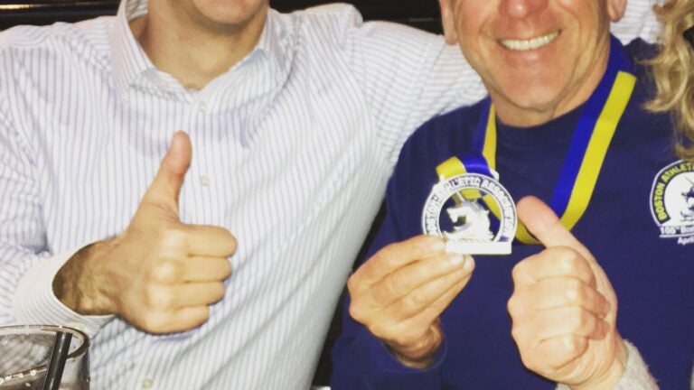 Zach Gorman is running his first Boston Marathon with his father, who's ...