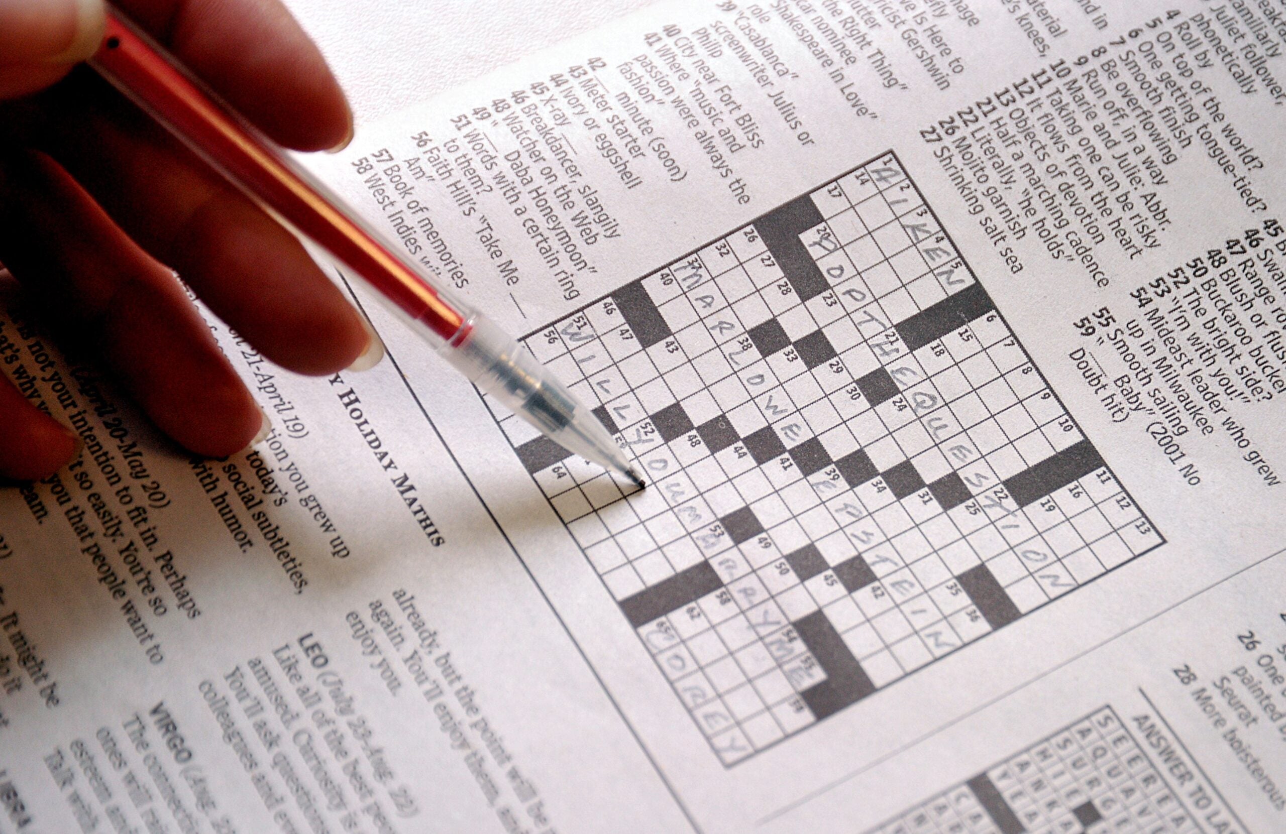 All The Crossword Puzzles Sudokus Quizzes And Brain Teasers You ll