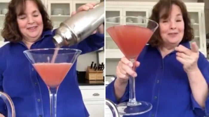 Ina Garten entertains the internet with gigantic quarantine cocktail video