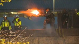 Peaceful protests give way to confrontations with law enforcement in ...