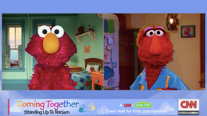 Elmo and his dad discuss protesting and racism in 'Sesame Street' and ...