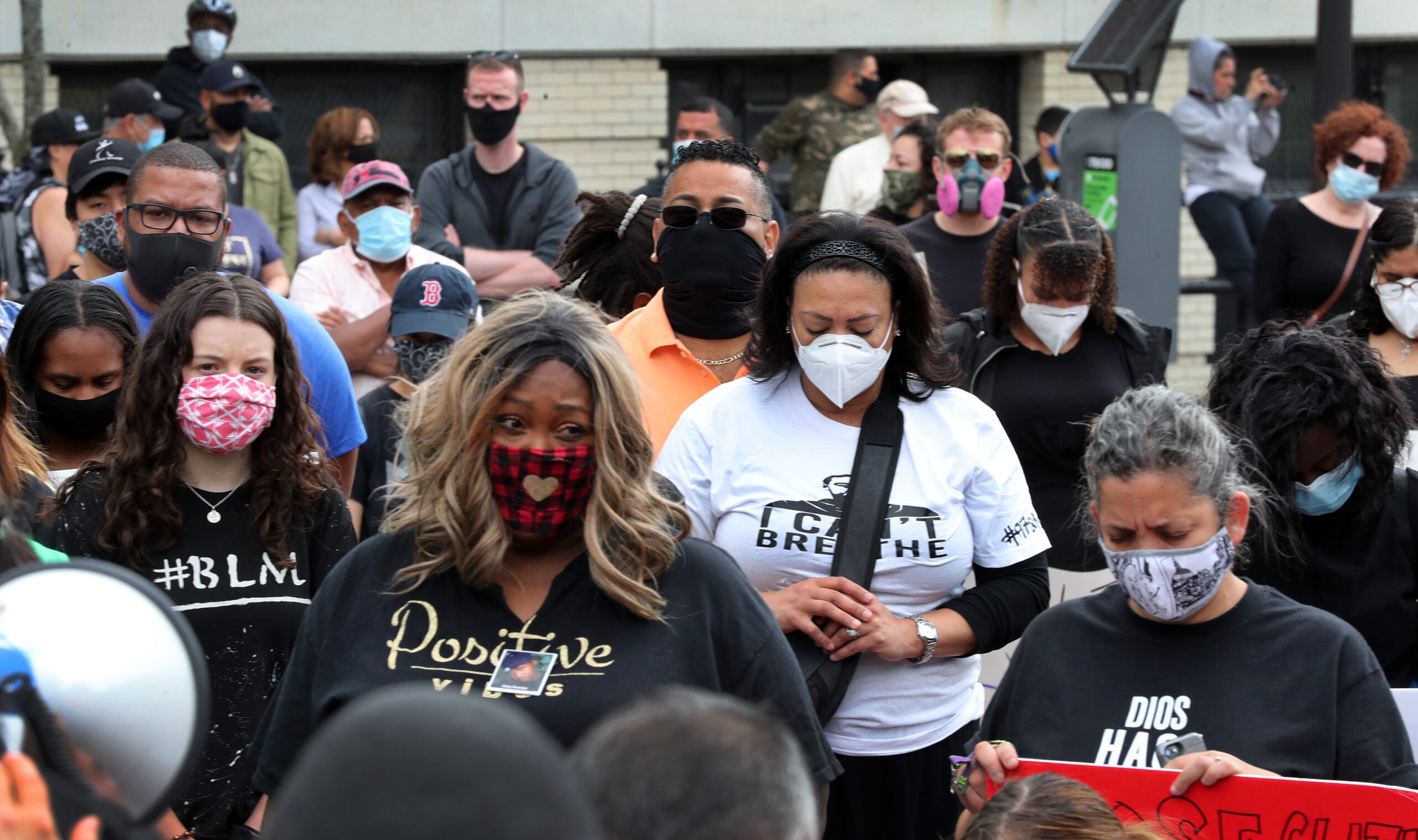 Photos: Sunday's protests in Massachusetts honoring George Floyd