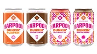 Harpoon Brewery and Dunkin' teamed up to brew doughnut-infused beers