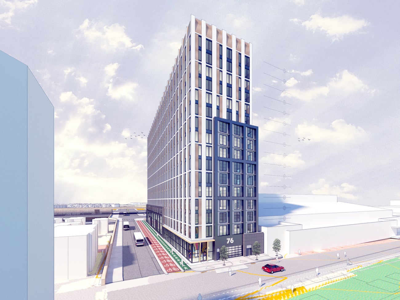 In Allston, tower plan envisions ease of access to West Station