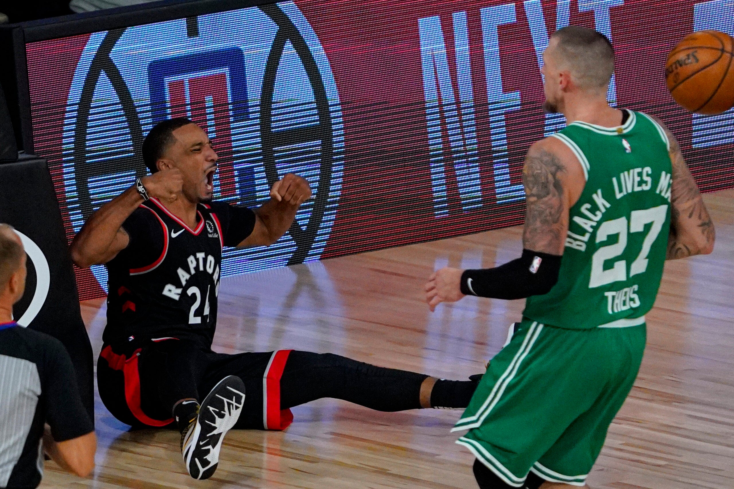 Raptors survive Celtics in double-overtime thriller to force Game 7