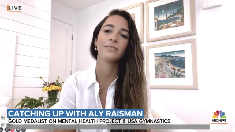 Aly Raisman spoke about how PTSD has motivated her to help raise mental ...