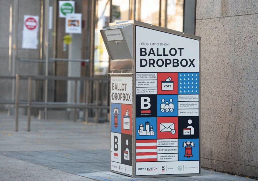Burnt mail discovered in mailbox near Copley Square where a ballot drop ...