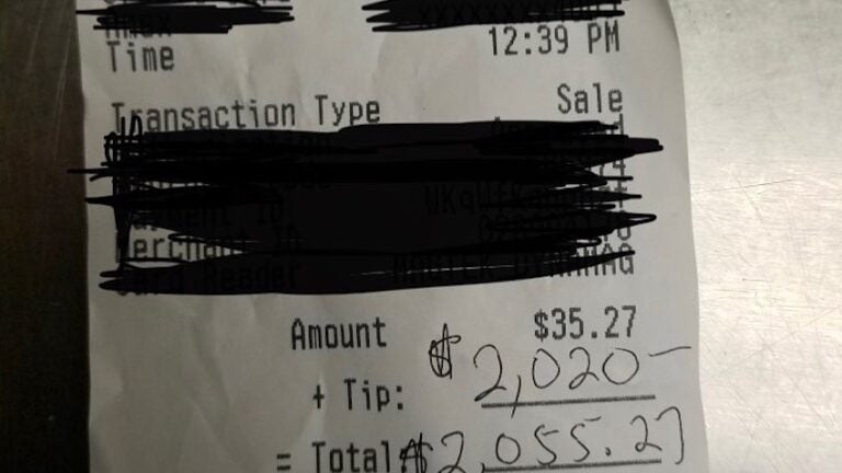 Donnie Wahlberg left a $2,020 tip for his IHOP server on New Year’s Day