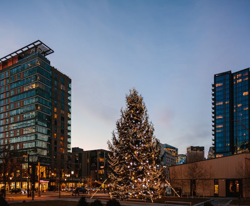 The Seaport is transforming into a holiday wonderland