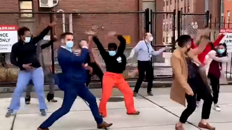'Feeling good as hell': Boston Medical Center staff celebrate vaccine ...