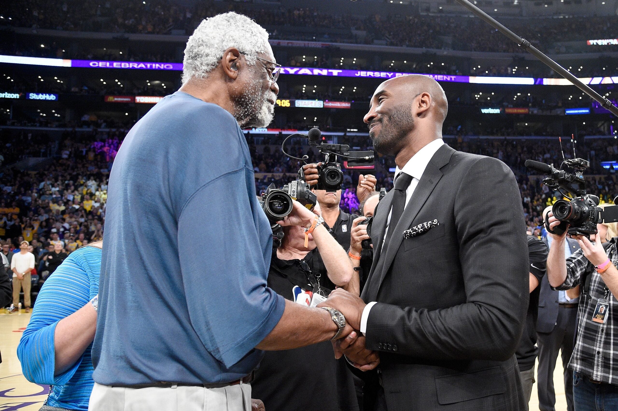 Bill Russell paid tribute to Kobe Bryant before the NBA season began