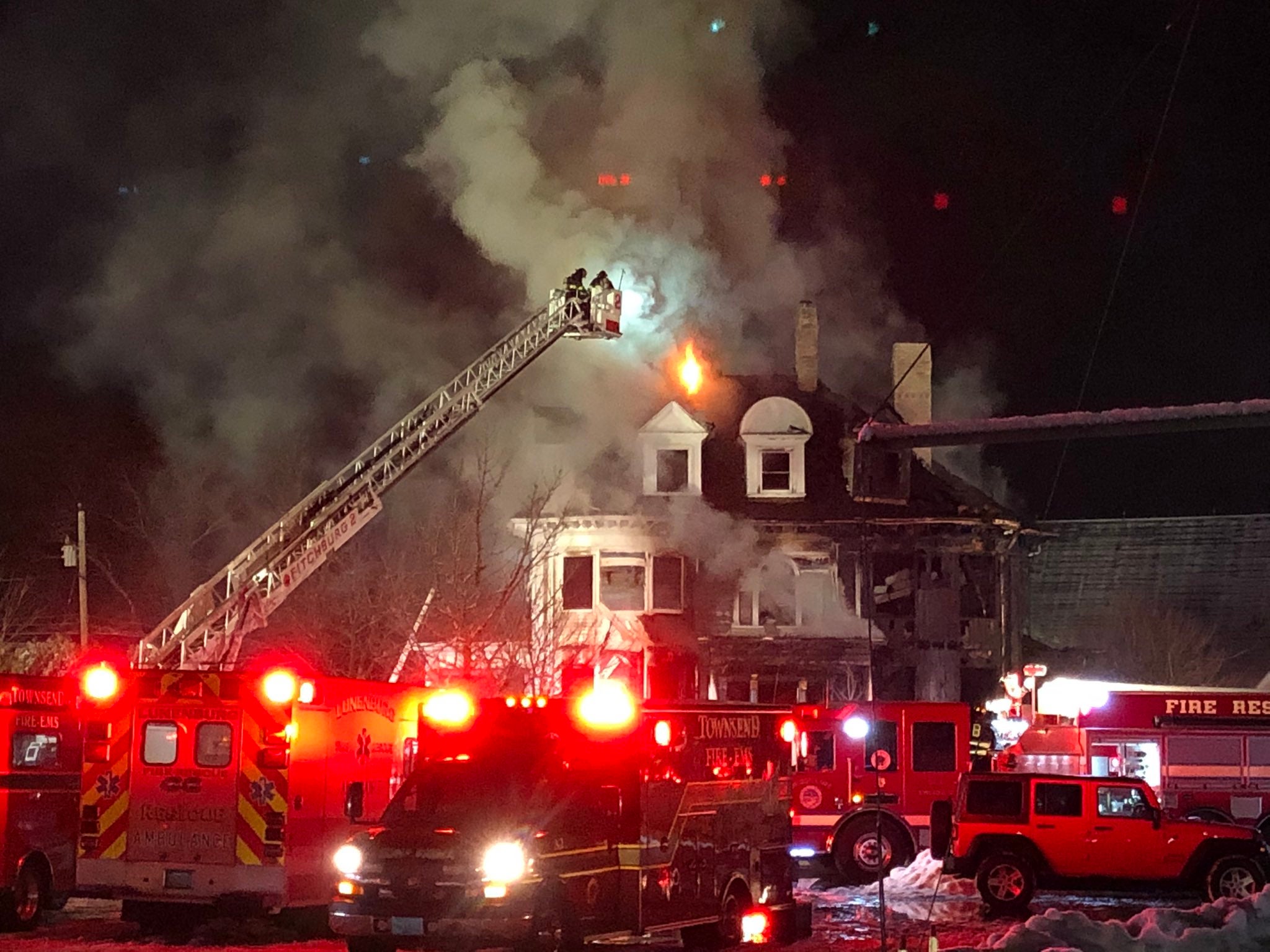 Priest injured in early morning fire at church rectory