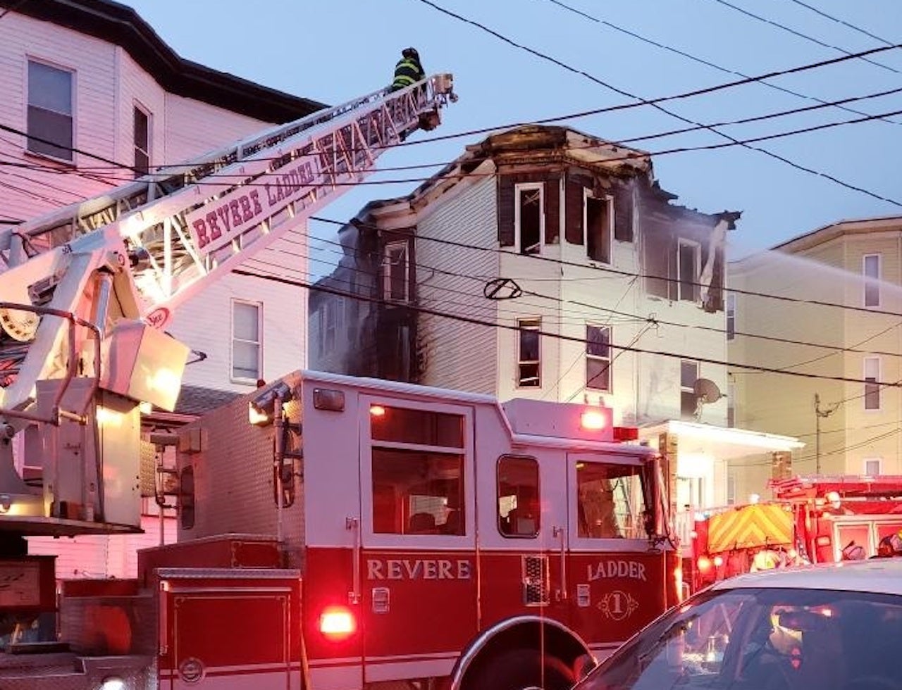 1 dead in Revere fire; woman jumps from window to safety