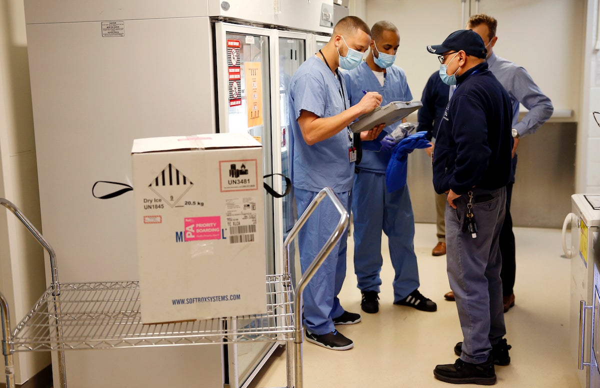 'Feeling good as hell': Boston Medical Center staff celebrate vaccine ...