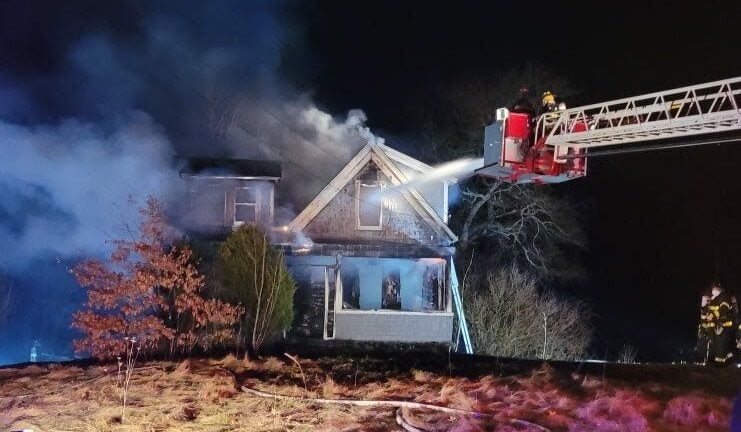 Man, 69, suffers burns in East Bridgewater house fire