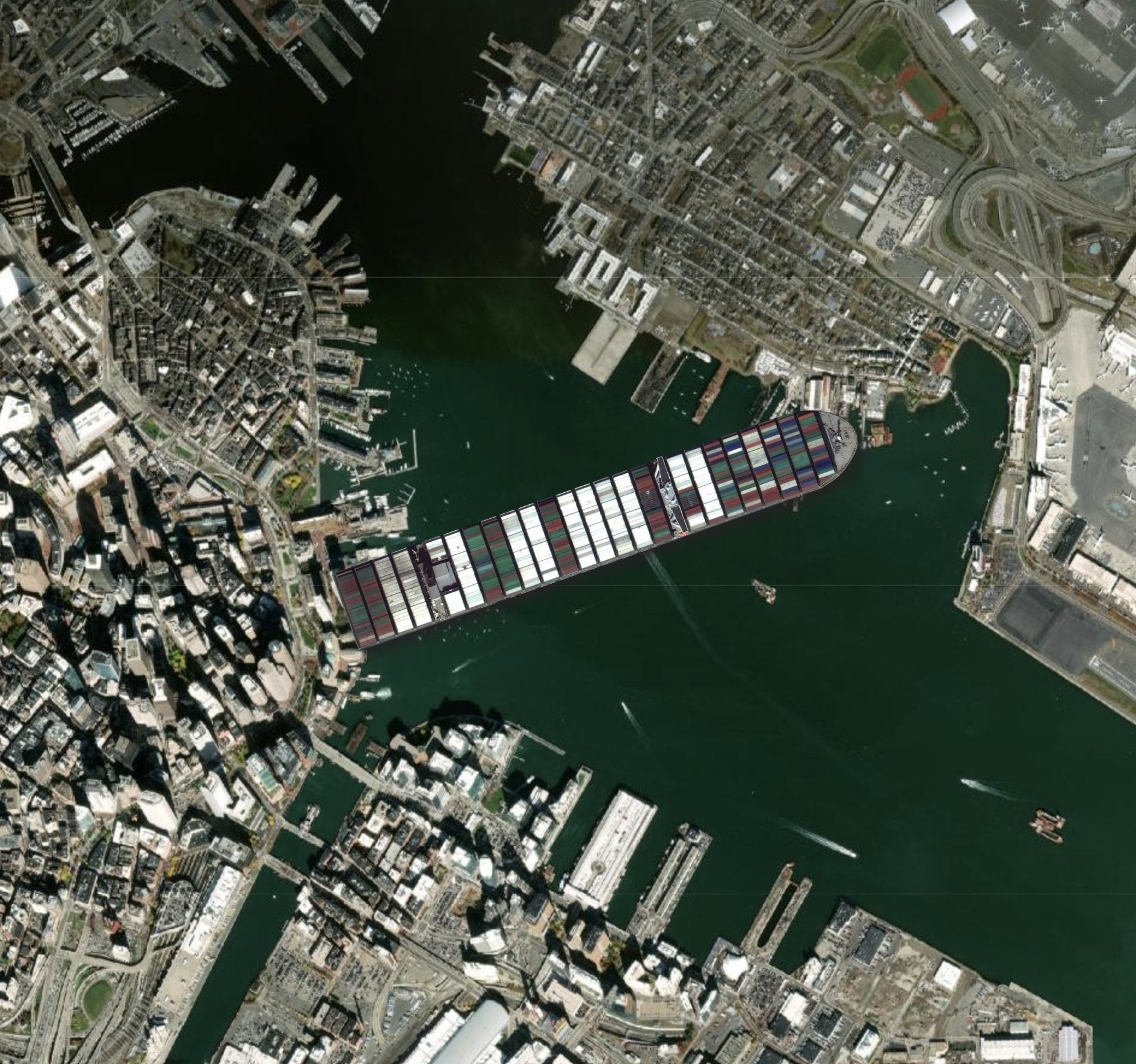 Wedge the Suez cargo ship wherever you want with viral app made by ...