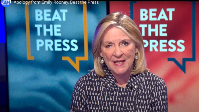 Emily Rooney apologizes for 'offensive remarks' during 'Beat the Press ...