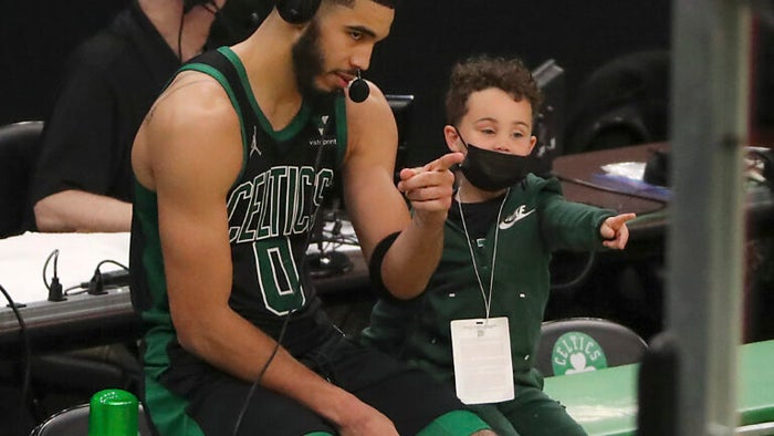 Jayson Tatum gives heartfelt answer on why he enjoys having his son ...