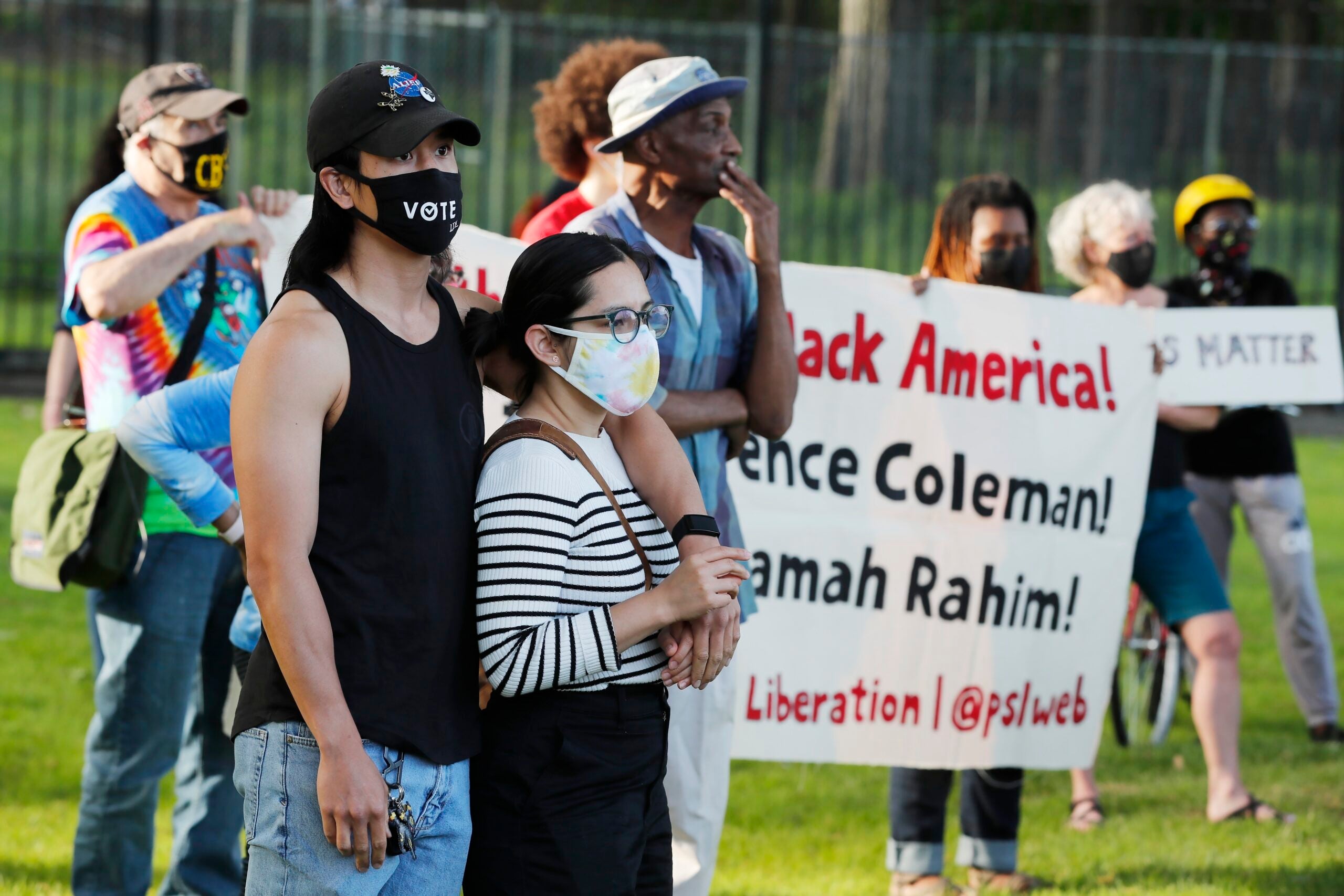 14 photos from Boston's rally on the anniversary of George Floyd's murder