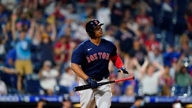 Rafael Devers, Danny Santana go deep, Red Sox beat Phillies 11-3 Rafael ...