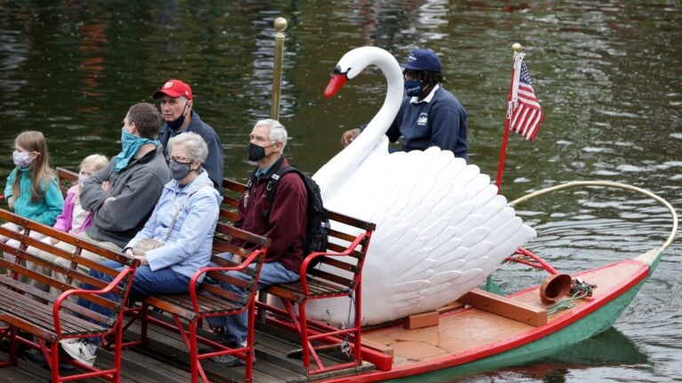 Bostons Iconic Swan Boats Return After A Year Off