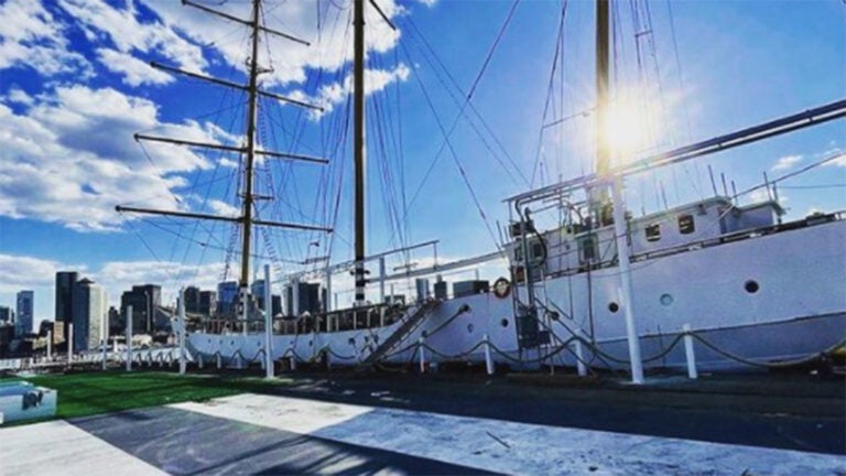 Tall Ship, a new floating restaurant, opens in East Boston