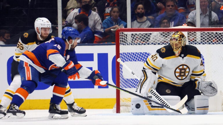 Brad Marchand praised Tuukka Rask's overtime performance