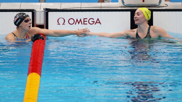 Katie Ledecky places 5th as Australian swimmer Ariarne Titmus wins 200-meter free