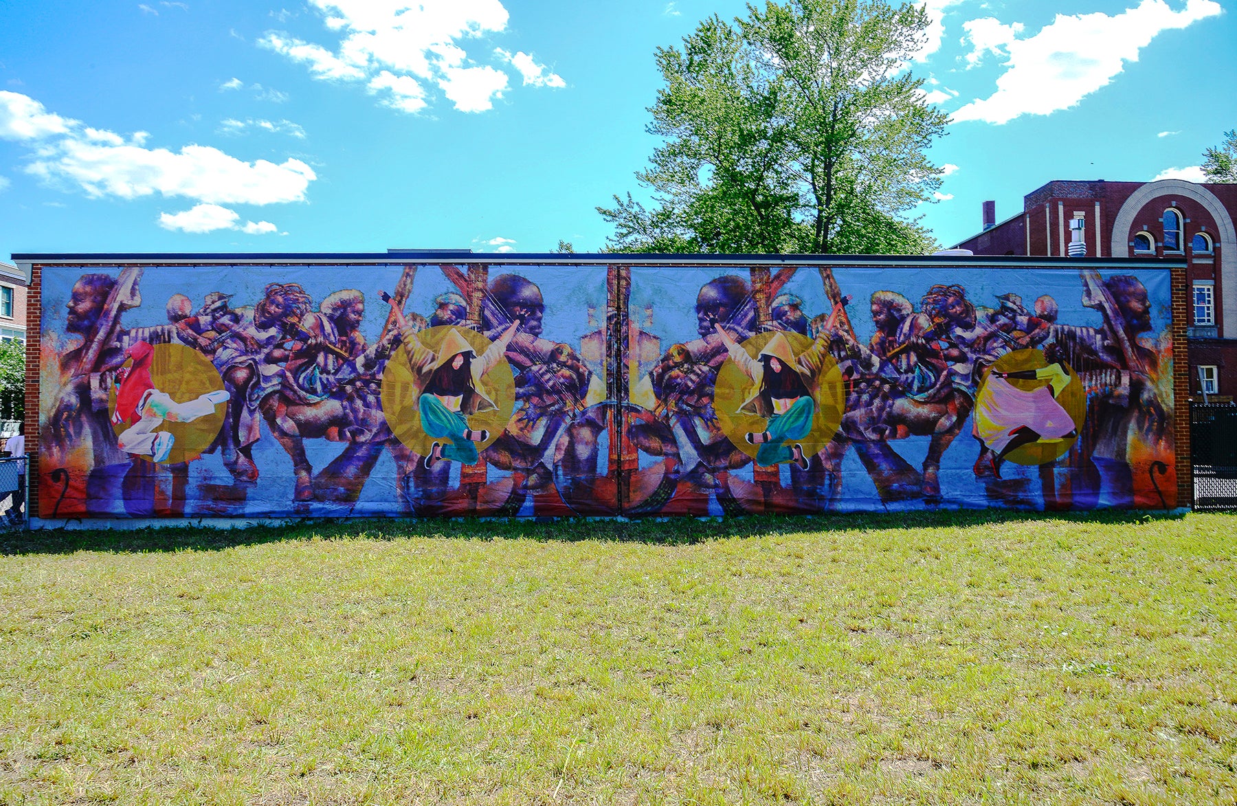 Mural project pairs artists for rotating installations in Grove Hall