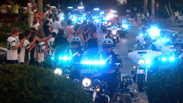 'AquaDan' honored with procession ‘befitting a superhero’ in Marshfield