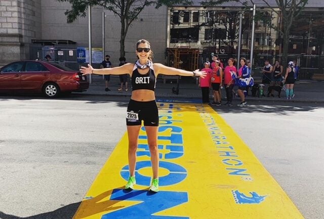 Emily Bennewies has been waiting all her life to run Boston
