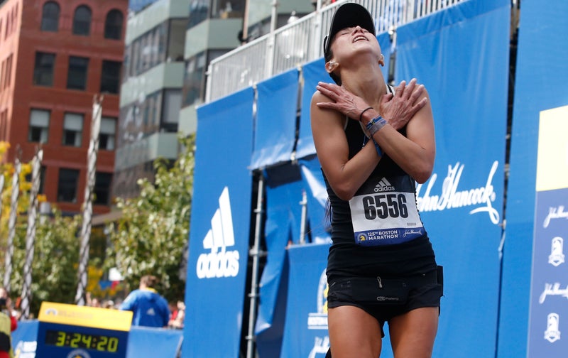 26 photos showing the pure joy and utter exhaustion at the 2021 Boston ...