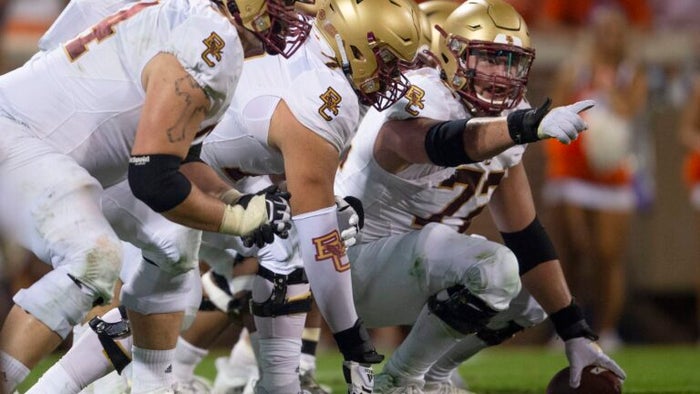 BC offensive line an unbreakable unit, on and off the field