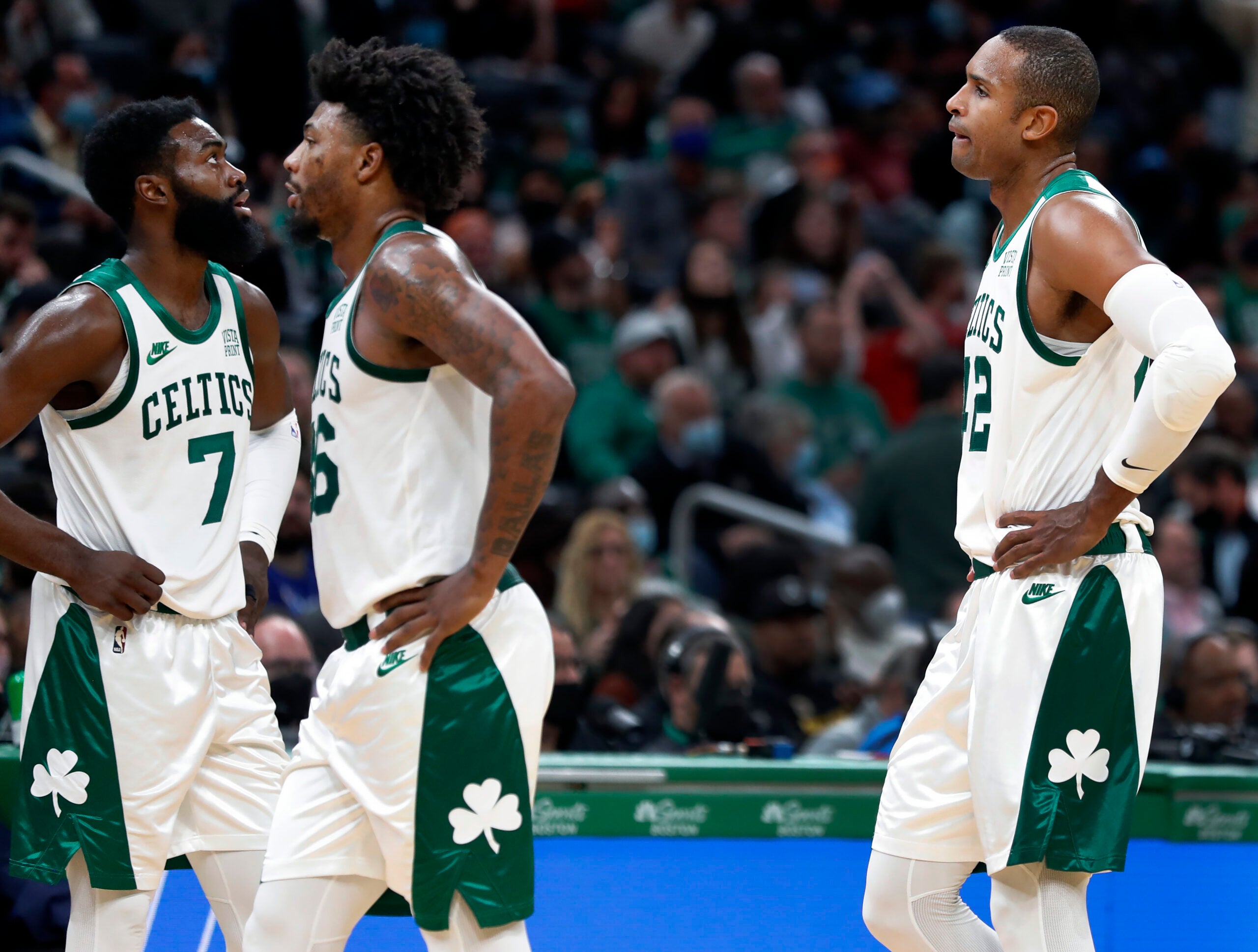 Marcus Smart: Jayson Tatum, Jaylen Brown 'don't want to pass the ball'