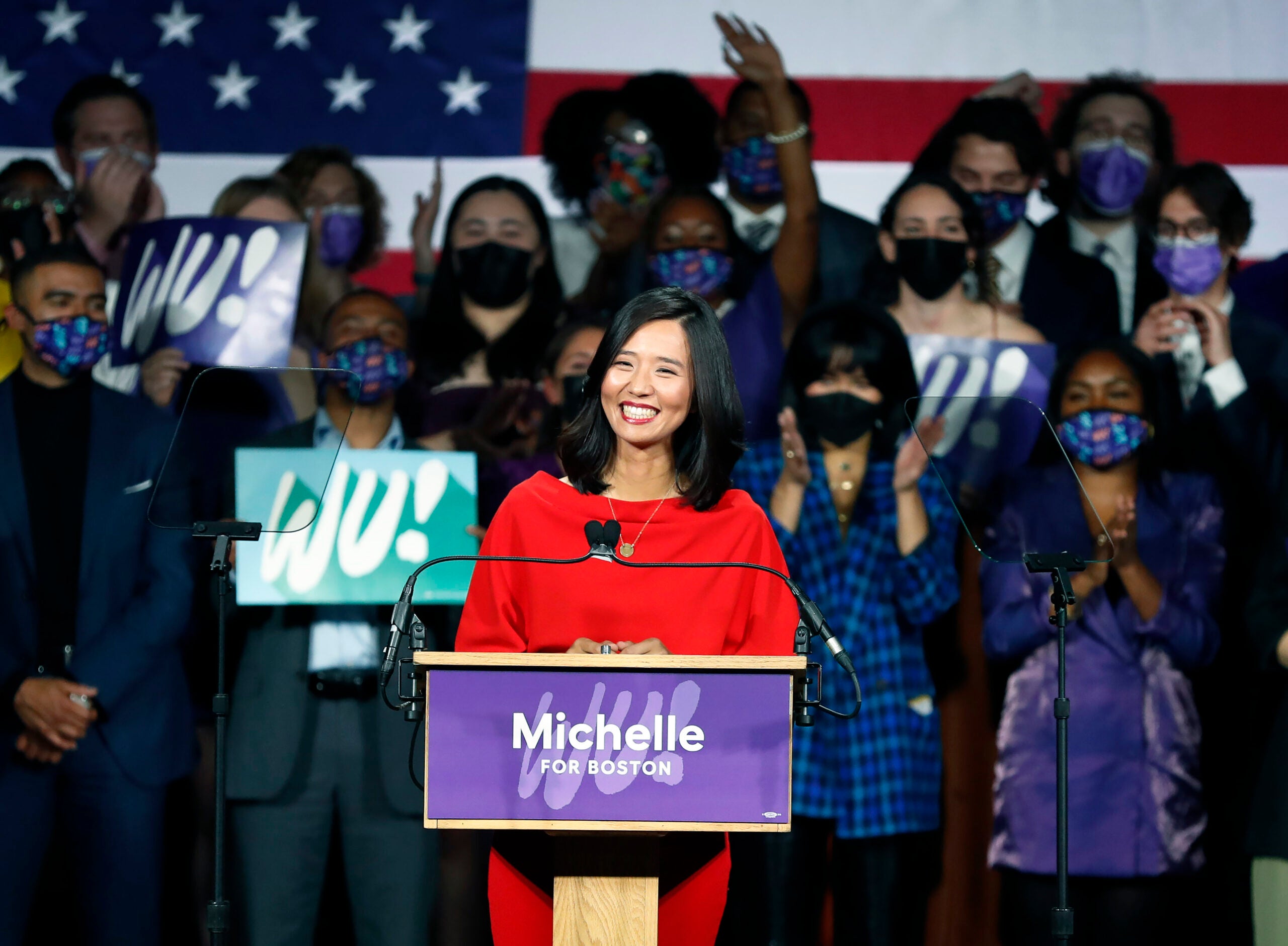 Mass. politicians congratulate Michelle Wu on historic win in Boston ...