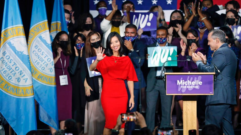 'We are ready to meet this moment': Michelle Wu wins historic Boston ...