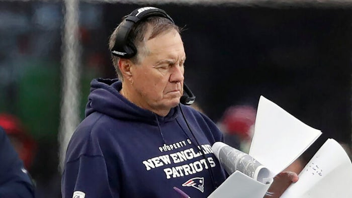 Brandon Spikes tweeted a screenshot of text messages with Bill Belichick