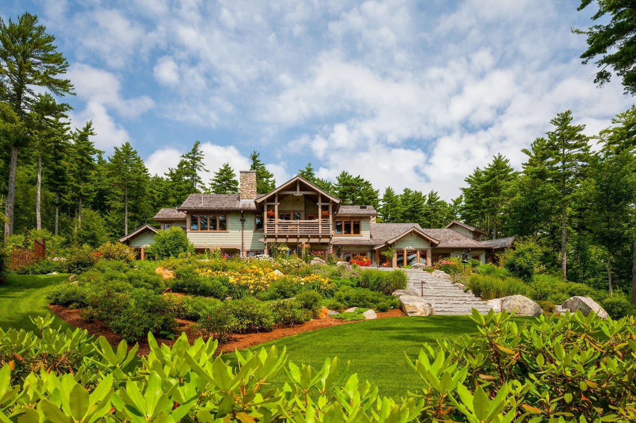 For $8,500,000, a park-like Arts & Crafts style estate in Maine