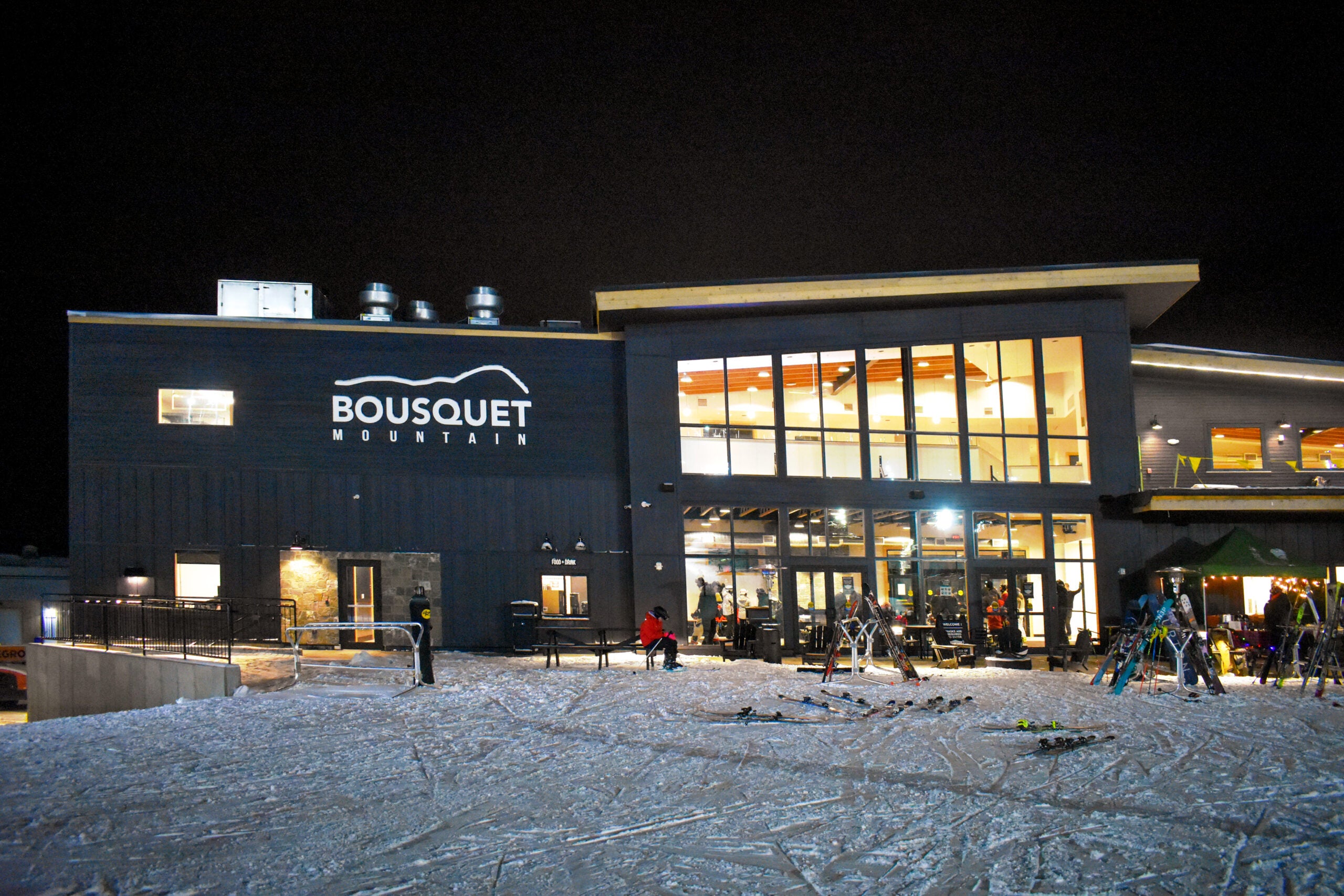 Bousquet Mountain has a brand new ski base lodge. Take a peek inside.