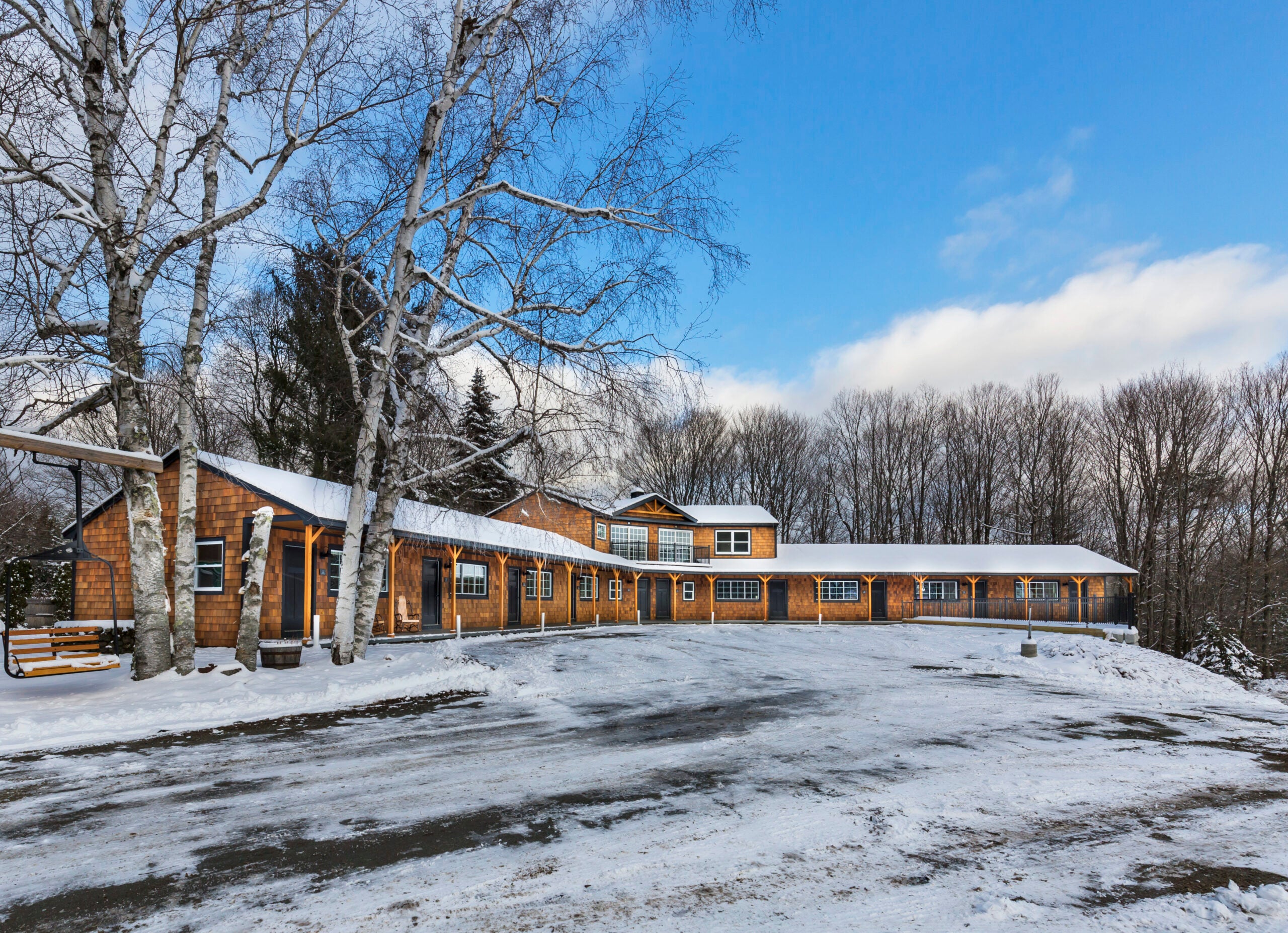 Look inside The Lodge by Sunapee Stays, now open in New Hampshire
