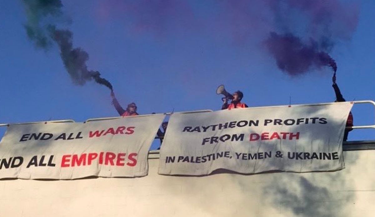 5 people arrested in Cambridge protest at Raytheon over company's ...