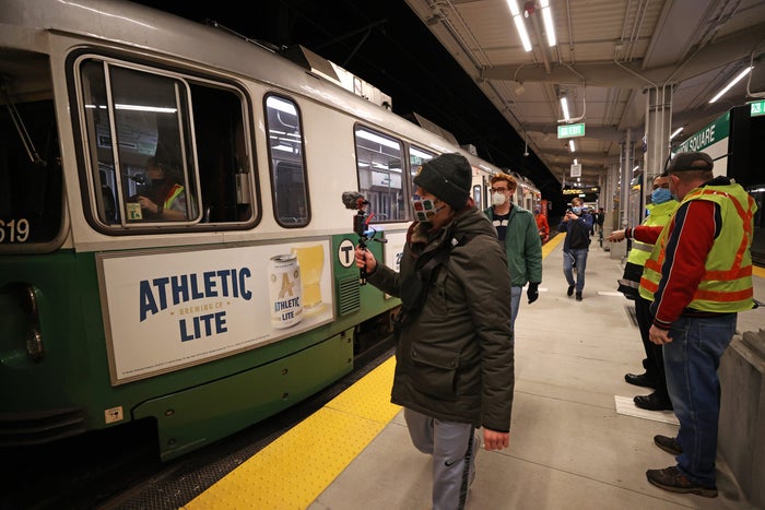 The MBTA is planning to open part of the Green Line Extension this October