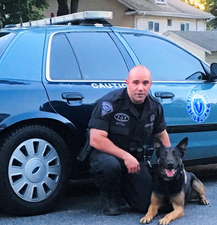 State police mourn the loss of K9 Rocky, who served for a decade