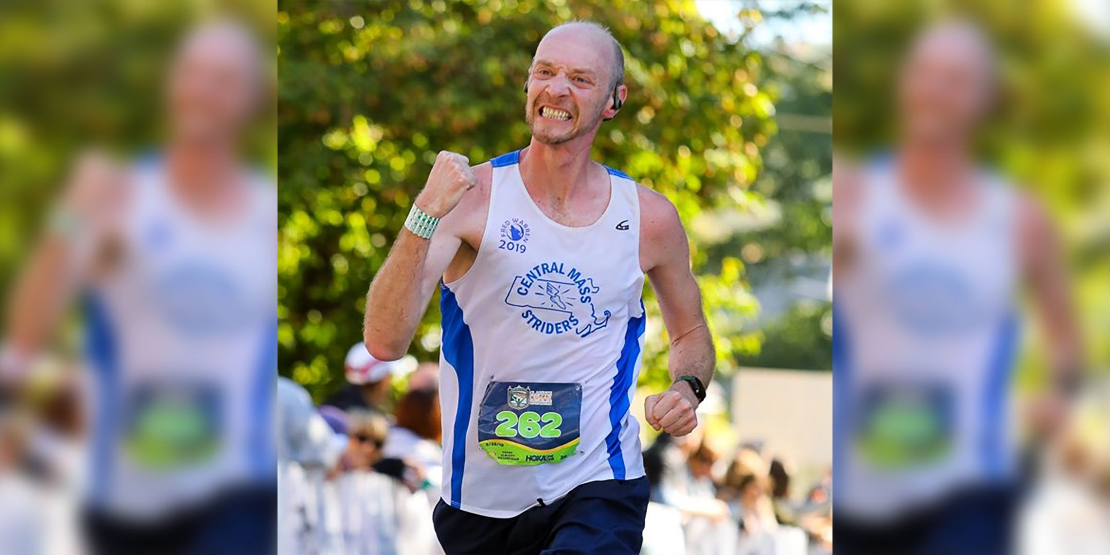 Bill Elliott is running the first wave in Boston after being treated ...