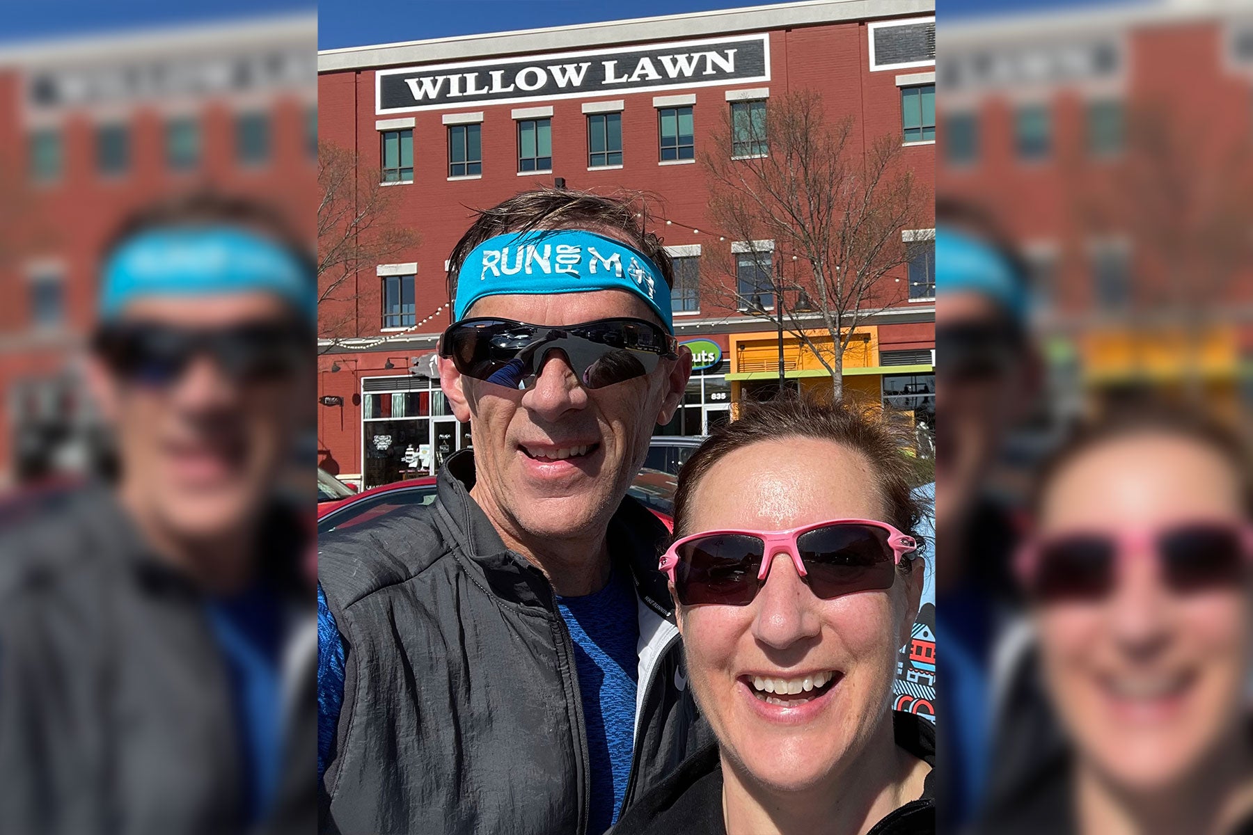 Doug Roth is running Boston with his wife to support first responders